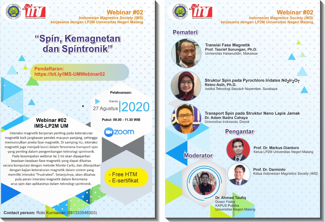 Spin, Kemagnetan dan Spintronik